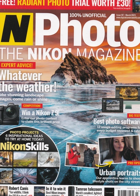 N PHOTO THE Nikon Magazine Issue 147 March 2023 £1.20 - PicClick UK
