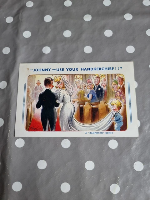 VINTAGE SAUCY SEASIDE Comic Postcard BAMFORTH BLACK TRIANGLE NO 1994 By ...