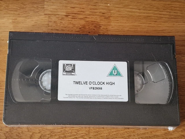 TWELVE O'CLOCK HIGH VHS Video Cassette Only NEW & SEALED Gregory Peck £ ...