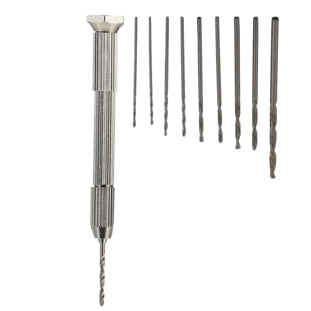 HAND DRILL SET with Mini Drill Drills Carving DIY Woodworking Model ...