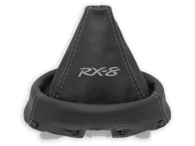 FOR MAZDA RX-8 GEAR SHIFT BOOT GAITER 3p GENUINE LEATHER EBROIDERY ...