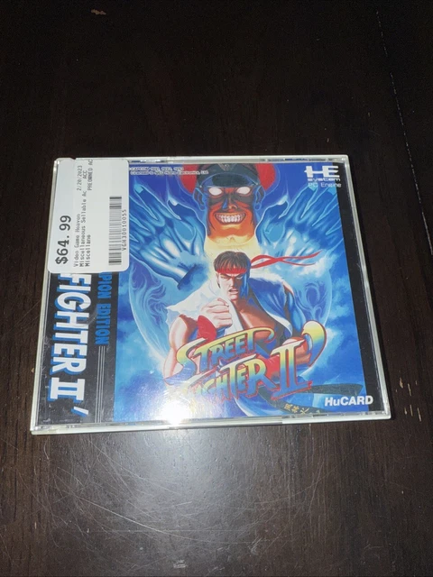 PC ENGINE STREET Fighter II' Champion Edition + Spine + REG JP NEC Hu ...