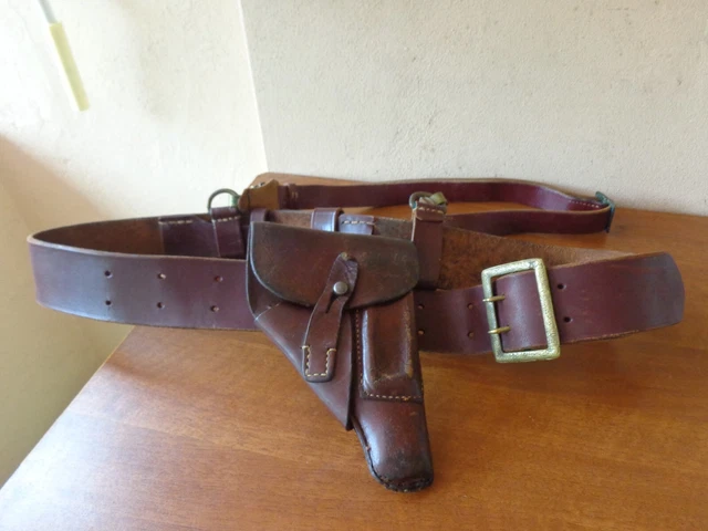 WW2 WWII GERMAN Wehrmacht Officer Leather Gun Pistol Walther Ppk ...