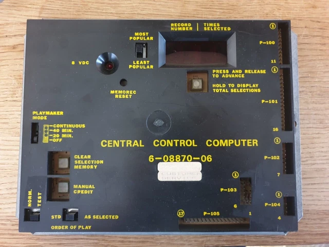 ROWE AMI R84 R85 R86 R87 R88 Central Control Computer - New Cpu - Fully ...
