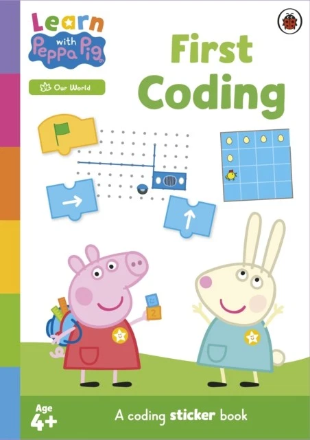 PEPPA PIG - Learn with Peppa First Coding sticker activity book - New - H245z £6.57 - PicClick UK