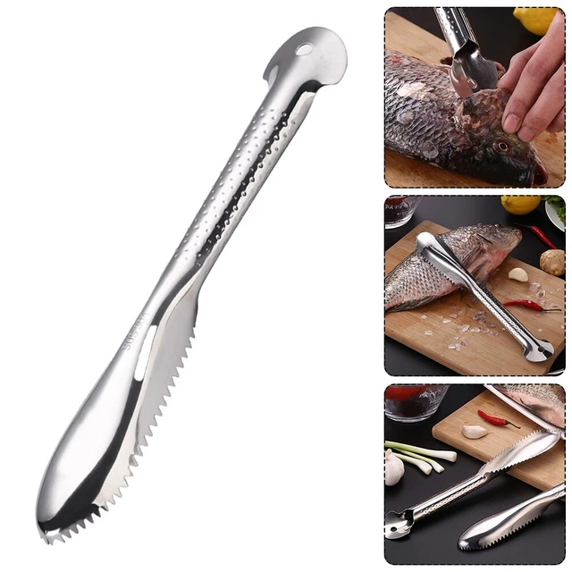 STAINLESS STEEL FISH Scaler Descaler Kitchen Tools Peeler Scraper High ...