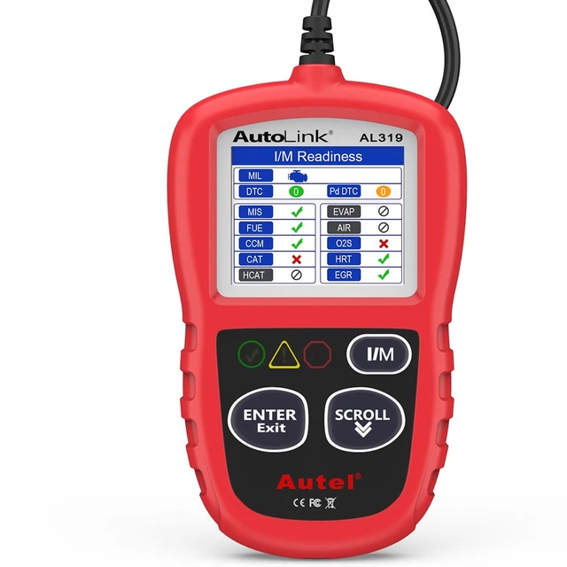 AUTEL AUTOLINK AL319 KFZ OBD2 Diagnosegerät Auto Auslesegerät ...