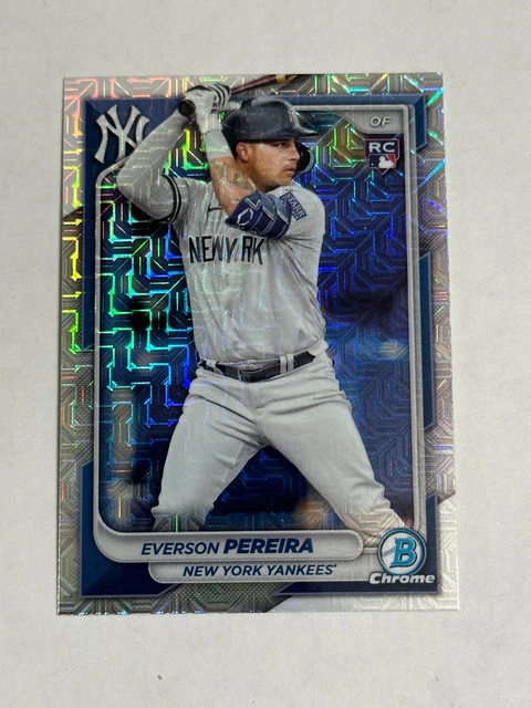 EVERSON PEREIRA RC Mojo rifrattore cromato 2024 Bowman Mega #93 New ...