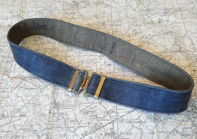 WW2 NAMED RAF Webbing Belt Equipment Wwii 1937 37 Pattern British Army ...