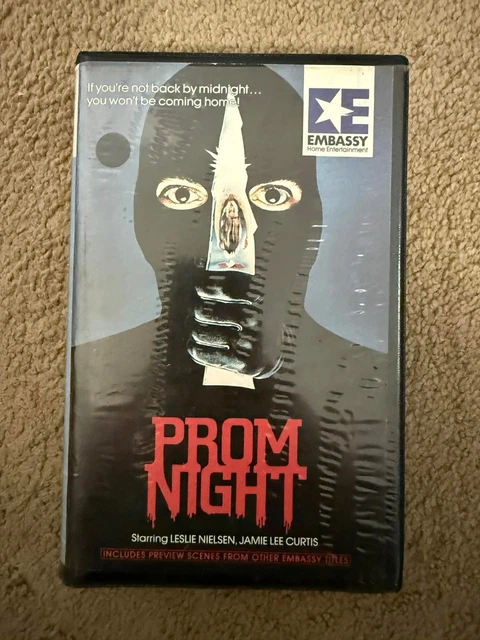 PROM NIGHT (1983) VHS Horror Cult Slasher JAMIE LEE CURTIS EMBASSY £53. ...