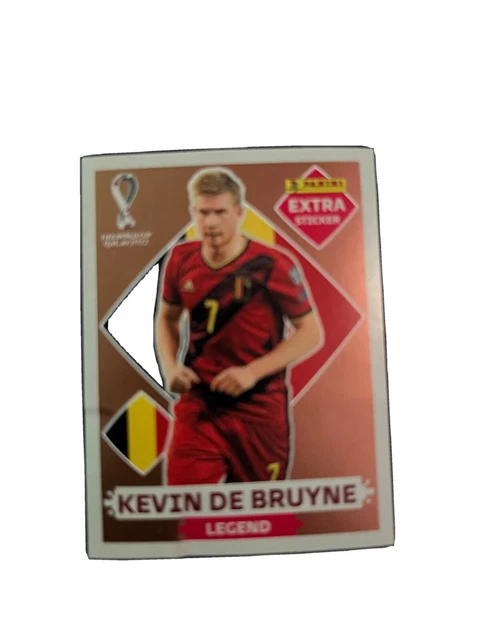 PANINI QATAR 2022 Fifa World Kevin De Bruyne Extra Legend Sticker £40. ...