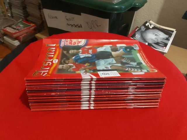 ARSENAL 1995/1996 HOME Football Programmes x 23 (Near Complete) All ...