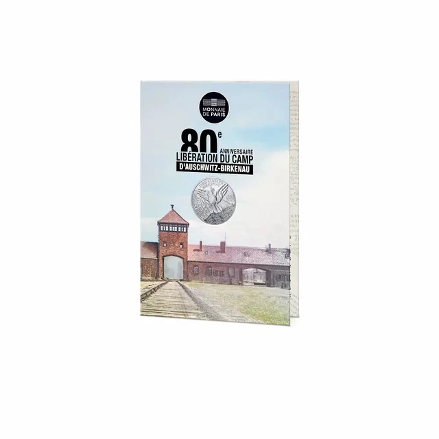 10 EURO ARGENT UNC 2025 80 ans de la libération du camp d'Auschwitz ...