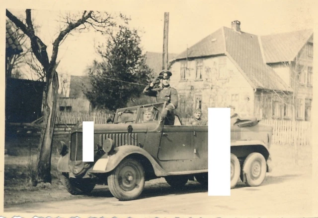 PANZER GENERAL ? schwerer PKW Fahrzeug 3-Achser PRAGA AV WK II EUR 33 ...