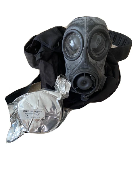 BRITISH FM-12 GAS Mask Full Kit Haversack + Sealed Filter Size 2 £62.00 ...