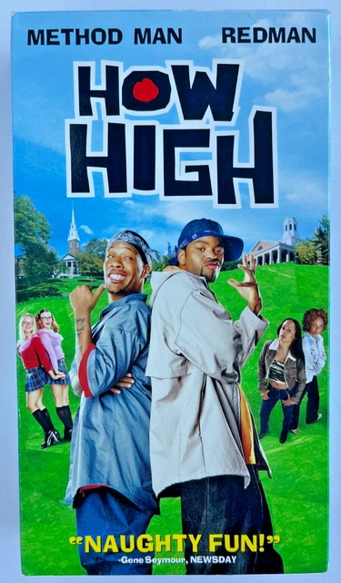 HOW HIGH VHS (2002) - Redman - Method Man - tested and working well $6. ...