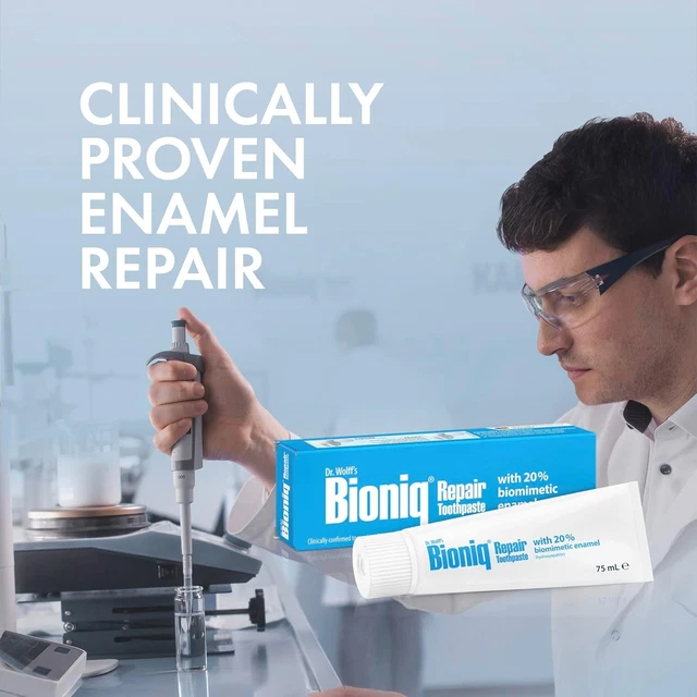 BIONIQ REPAIR TOOTHPASTE | Hydroxyapatite Enamel Repair | for Daily Use ...