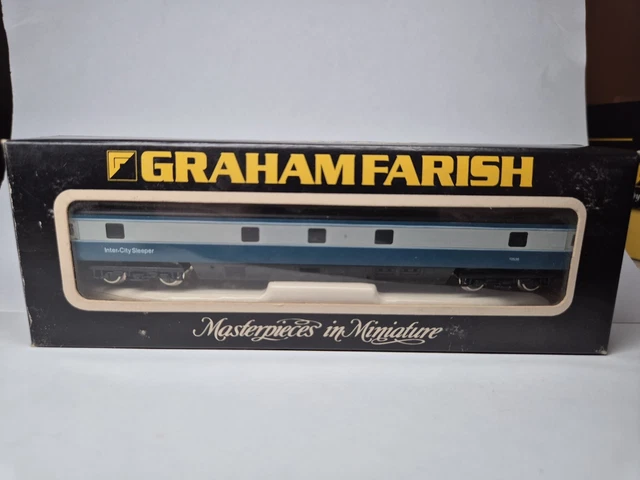 GRAHAM FARISH 0765 75ft Mk IIIa Mk3 Bogie Coach Sleeper Blue Grey N ...