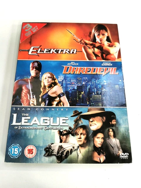 3 DVD GIFT Set Elektra Daredevil & The League Like New Rated 15 #GB 05 ...