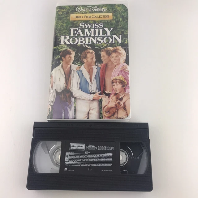 VHS-WALT DISNEY FAMILY Film Collection: Swiss Family Robinson 1992 ...