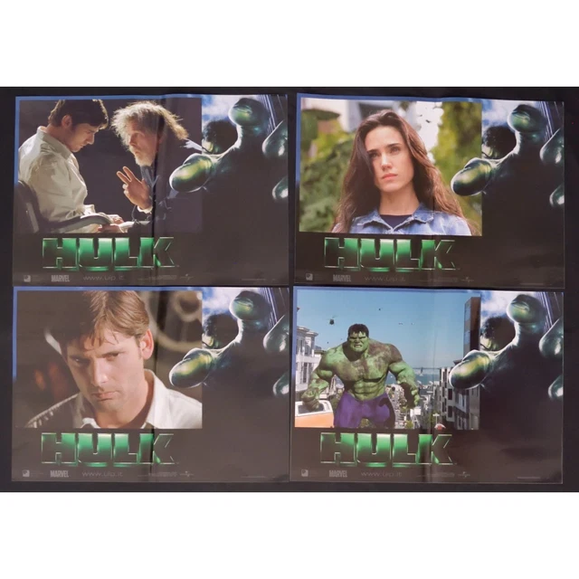 FOTOBUSTE HULK ANG Lee Marvel Ferrigno Lou Bana Connelly Nolte Stan ...
