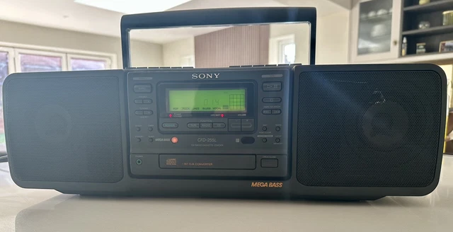 SONY CFD-255L GHETTO Style Boombox - CD, Twin Cassette, Radio Order £ ...