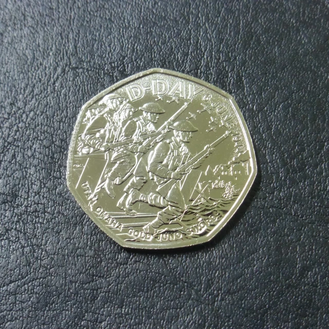 D-DAY LANDINGS 2024 50p Coin BU + Capsule £8.95 - PicClick UK