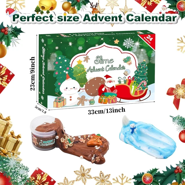 KYEVIS SLIME ADVENT Calendar 2025, Christmas Advent Calendar 24 Days ...