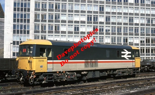 ORIGINAL 35MM Slide Railway Diesel-73116 @ Waterloo May 1986 £3.75 ...