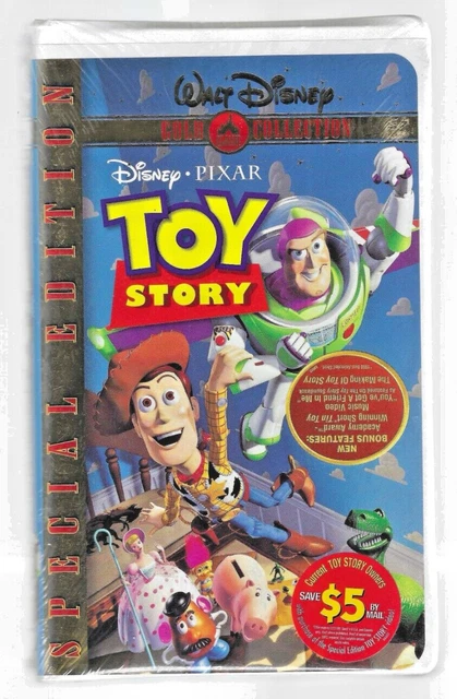 TOY STORY VHS 2000 Disney Special Edition Gold Collection NEW SEALED w ...