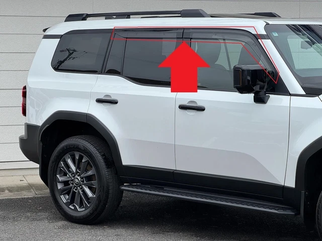 TOYOTA GENUINE LAND Cruiser 250 J250W Wide RV Side Visor Rain Guard ...