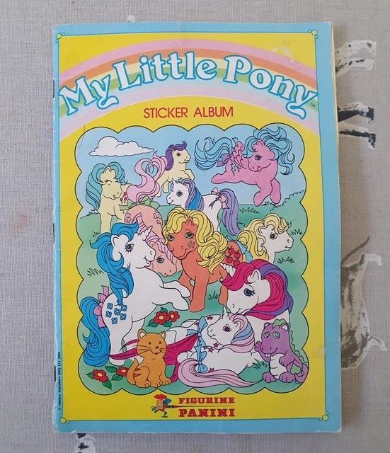 COMPLETE MY LITTLE Pony 1986 Panini Sticker Album G1 UK English Text £ ...