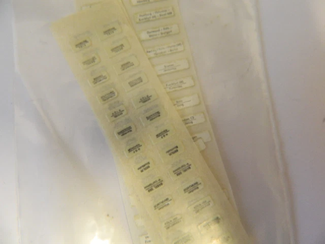 VINTAGE FLEISCHMANN HO Gauge Coach Destination Boards No ; 6551 £4.99 ...