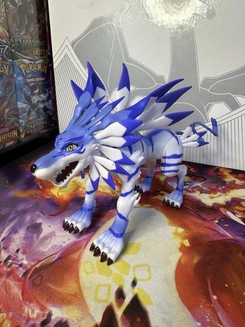 DIGIMON ADVENTURE FIGURE Garurumon Anime Figure Statue Model Collection ...