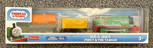 THOMAS & FRIENDS - Motorised - Percy & The Tanker Toy Train - 3+ New £ ...