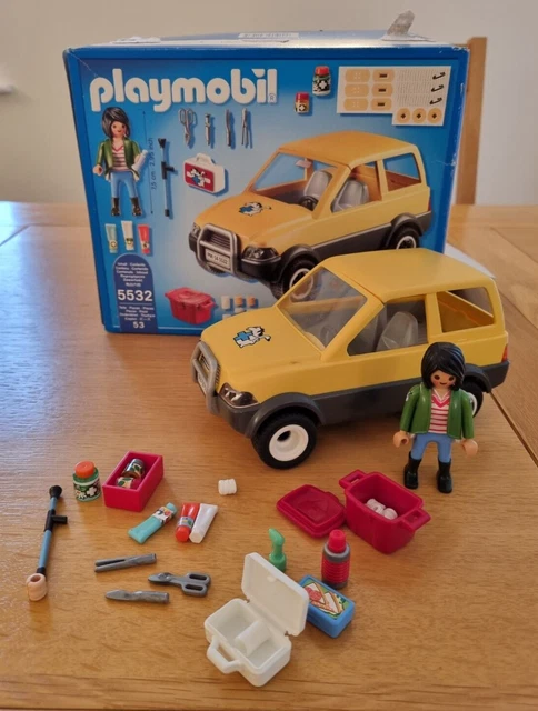 PLAYMOBIL CITY LIFE Set 5532 Range Rover and Vet, accessories EUR 7,41 ...