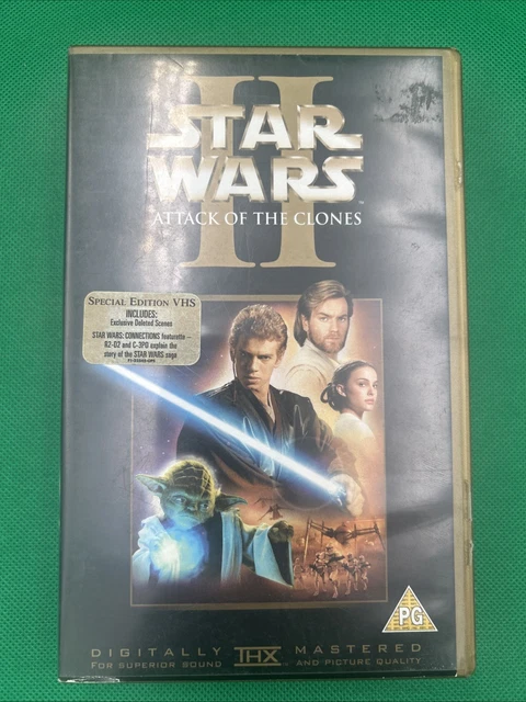 STAR WARS II Attack Of The Clones VHS Special Edition (2002) £0.99 ...