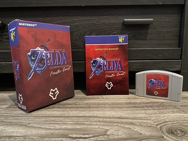 N64 Nintendo 64 Zelda Ocarina Of Time Master Quest Complete Big Box No