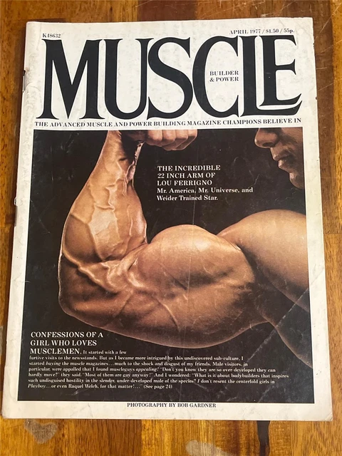 MUSCLE BUILDER BODYBUILDING magazine LOU FERRIGNO/Arnold Schwarzenegger ...