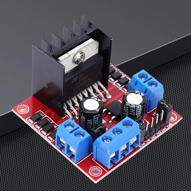 L298N DC MOTOR Driver Module Dual H-Bridge 5V for Smart Car (In Line ...