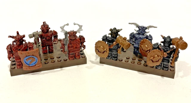 SET OF 6 Mega Bloks Dragon Krystal Wars Original Knights W/ Shields ...
