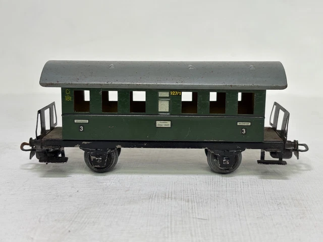 MARKLIN TINPLATE 4 wheel German Type Ci 3rd Class Coach HO Scale £5.92 ...