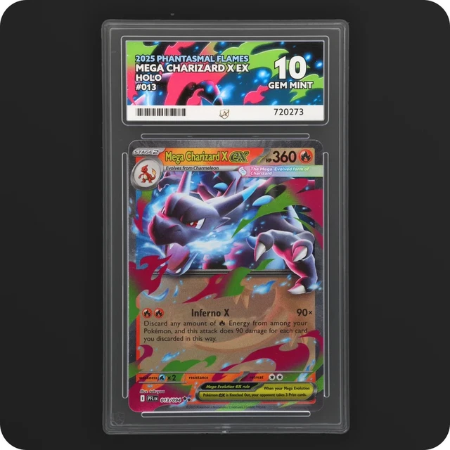 POKEMON | PHANTASMAL Flames | Mega Charizard X ex | 013/094 Ace 10 £41. ...