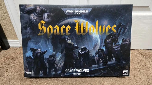 GAMES WORKSHOP WARHAMMER 40k 10th Edition Space Wolves Box Set (NIB) £ ...