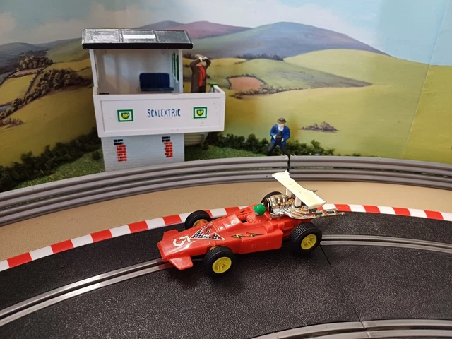 SCALEXTRIC C23 SCALETTI Arrow. F1 Formula One. Vintage Slot Car. Red. £ ...