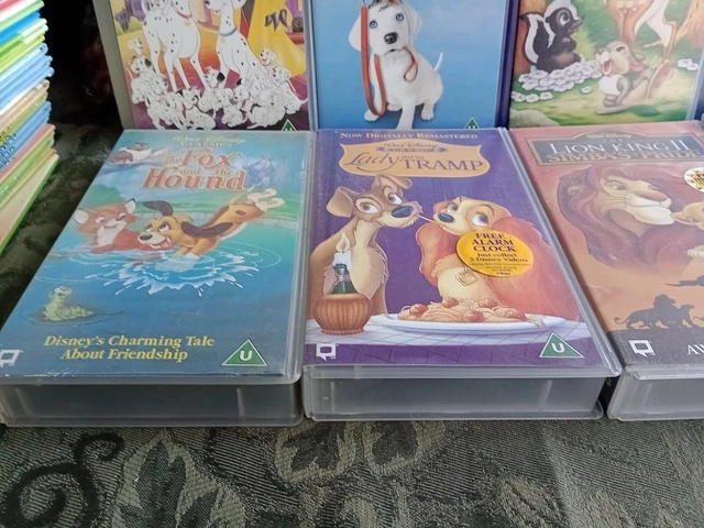 DISNEY ANIMALS VHS video collection. Walt Disney Classic video bundle ...