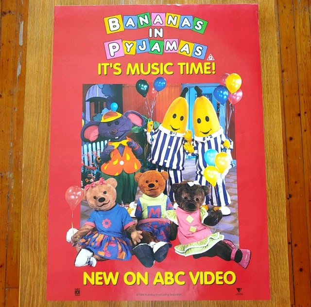 BANANAS IN PYJAMAS - Original 1996 ABC Video VHS Poster - Vintage Store ...
