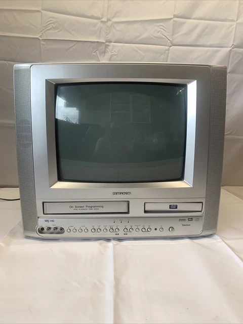 FERGUSON FTVD414T-03 14& CRT TV DVD & VHS Combi Player Retro Gaming £ ...