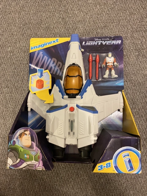 TOY STORY IMAGINEXT Buzz Lightyear Space Ship Rocket & Figure Lights ...