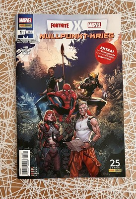 FORTNITE X MARVEL Zero Point War Booklet 1 with Bonus Code Spider-Man ...